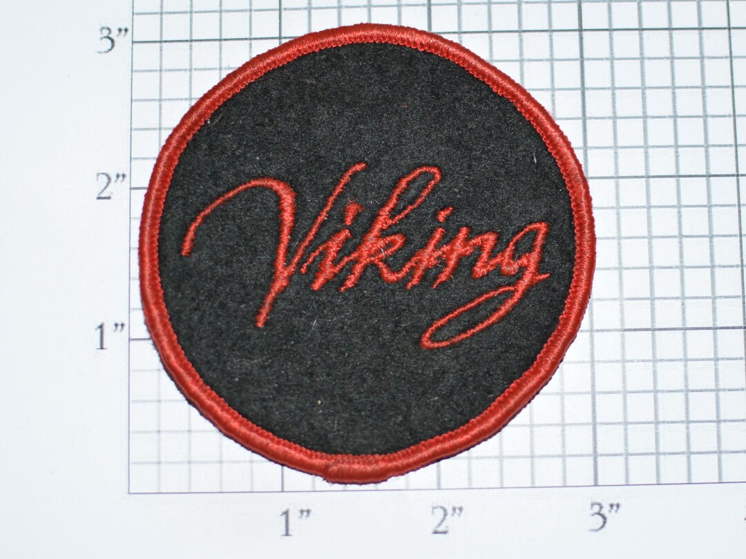VIKING Vintage Sew-on Embroidered Clothing Patch Jacket Patch Jeans ...