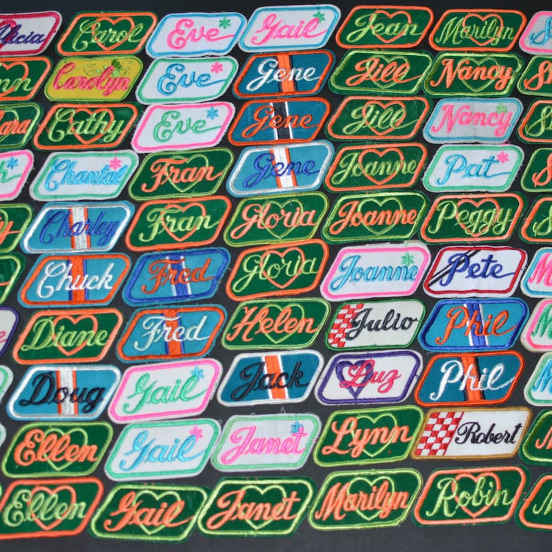 Shirt Name Patch - Etsy