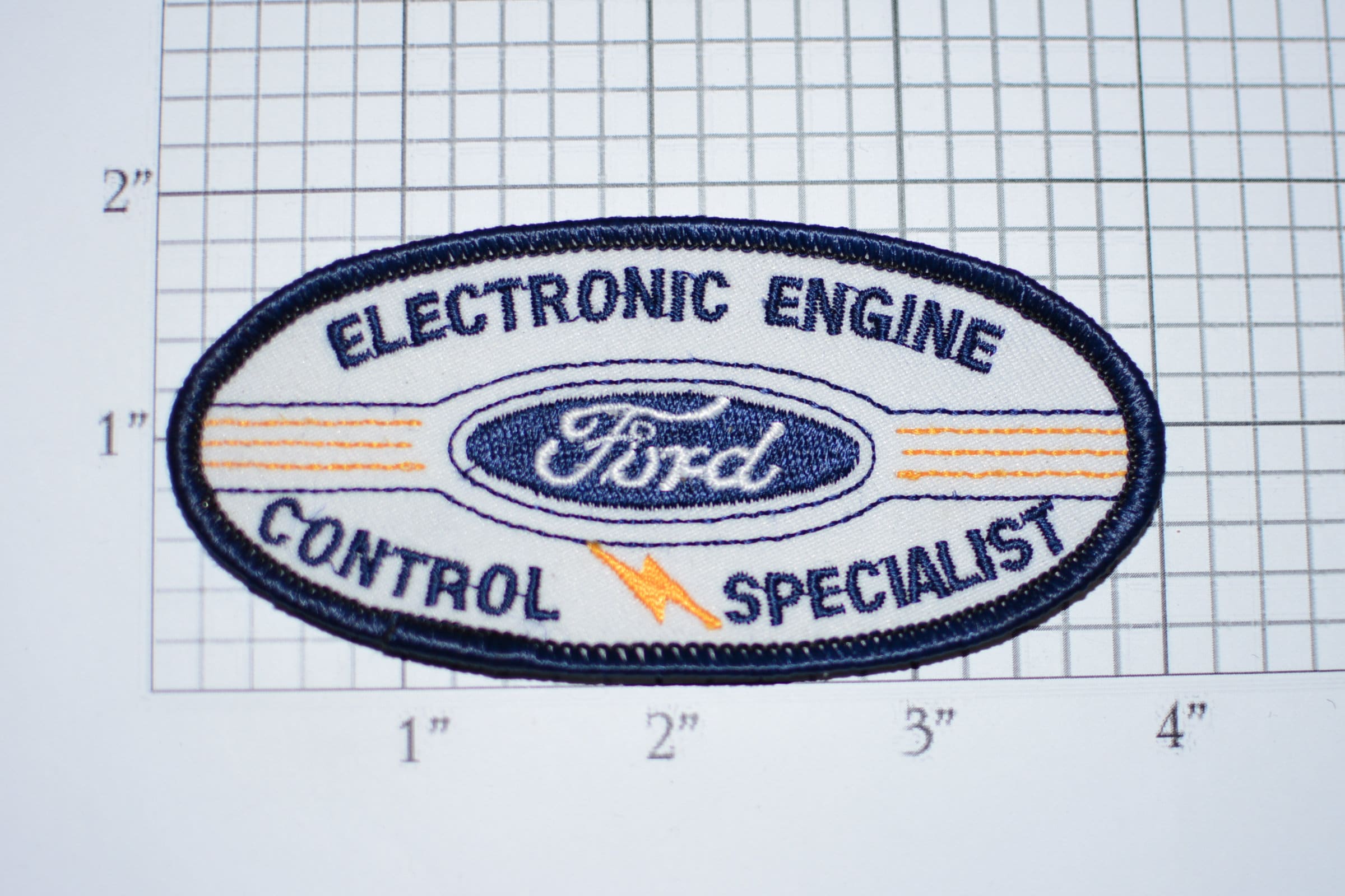 Ford Electronic Engine Control Specialist Rare Sew-On Embroidered ...
