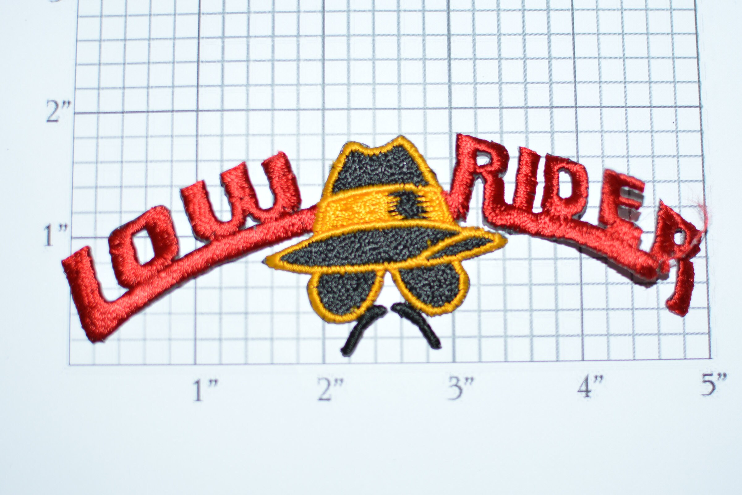 Low Rider Magazine Vintage Iron-on Clothing Patch DISTRESSED ...