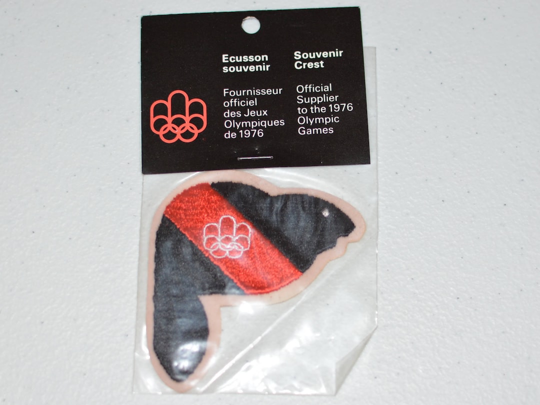 Montreal 1976 Beaver Mascot Amik Sew-on Embroidered Souvenir Crest ...
