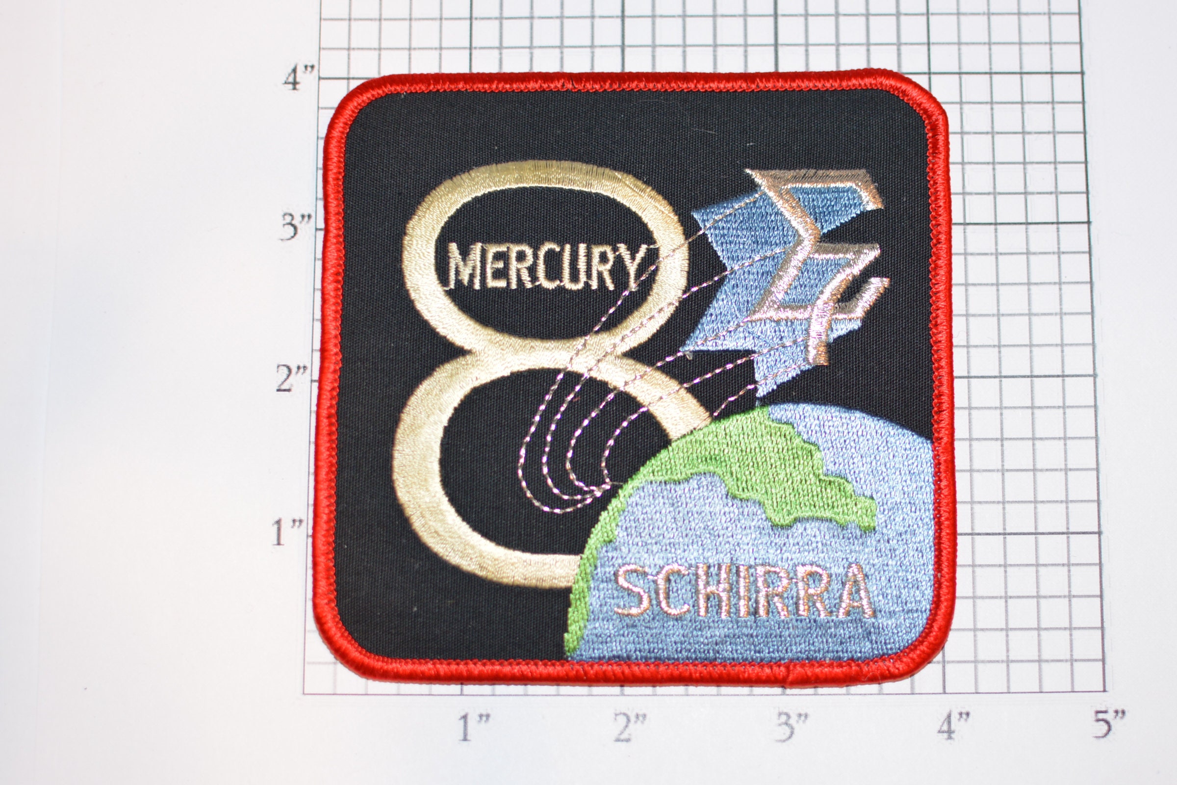 Mercury 3 Space Mission Patches