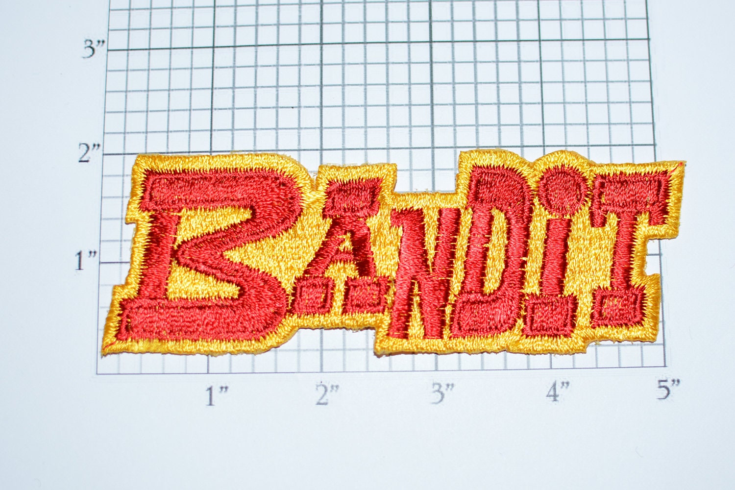 BANDIT Rare Vintage Patch Iron-On Patch Embroidered Patch Jacket Patch ...