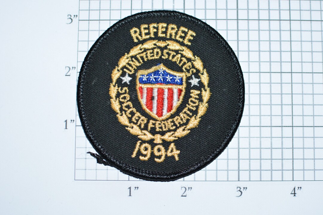 Referee USSF 1994 United States Soccer Federation Vintage Iron-on ...