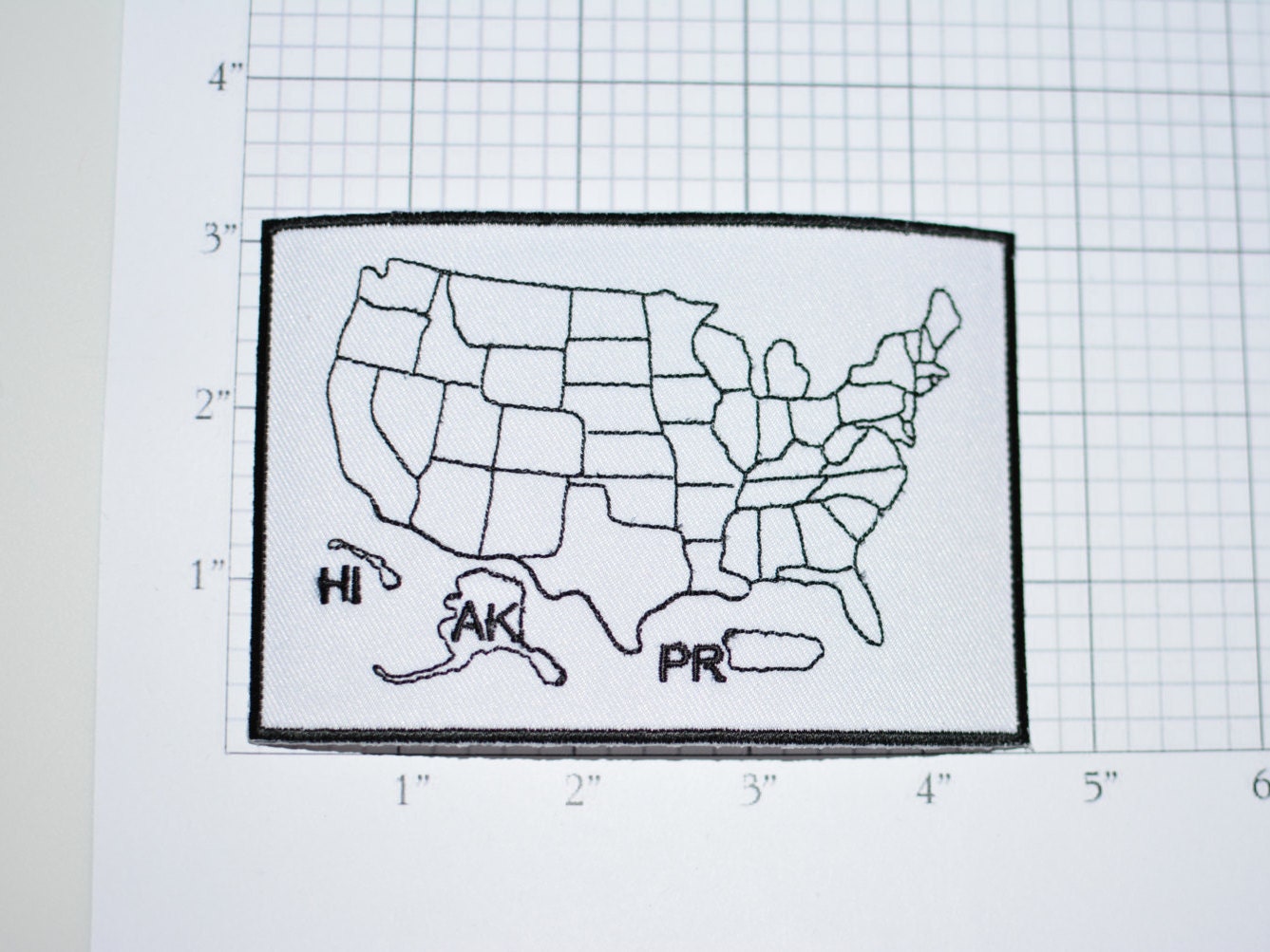 States Traveled / Visited USA Iron-On Patch Biker Jacket Patch ...