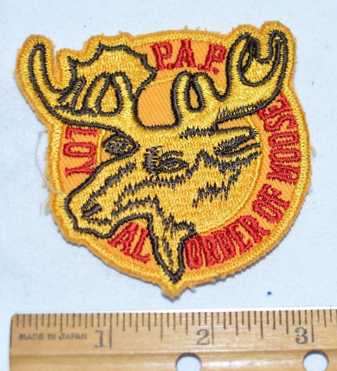 Loyal Order of Moose Vintage Embroidered Sew-on Patch (approximately 3 ...
