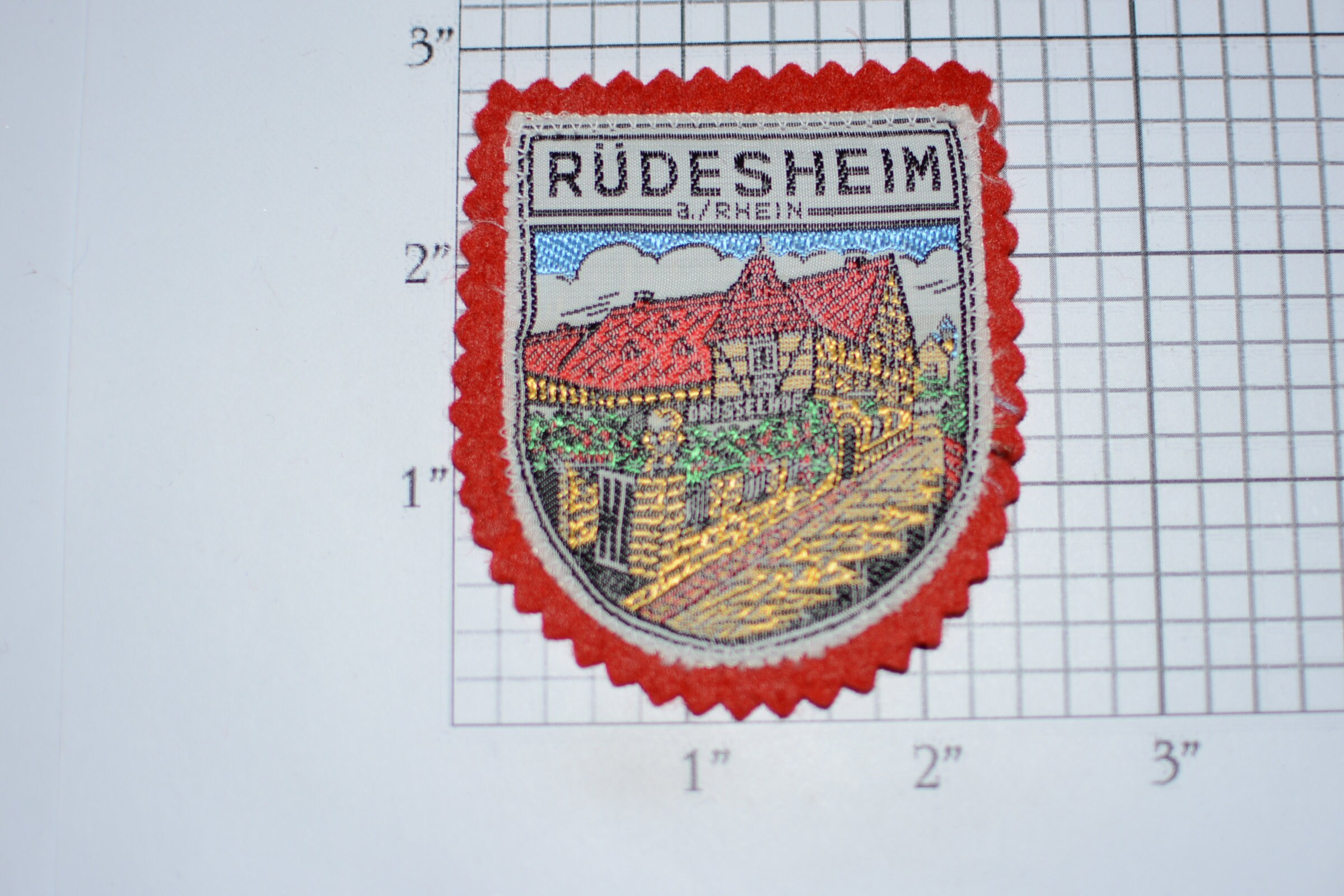 Quilting Sewing & Fiber Rudesheim am Rhein Germany RARE Vintage Sew-on ...