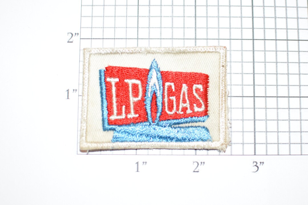 LP Gas (liquid Propane) Authentic Vintage Embroidered Sew-on Clothing ...