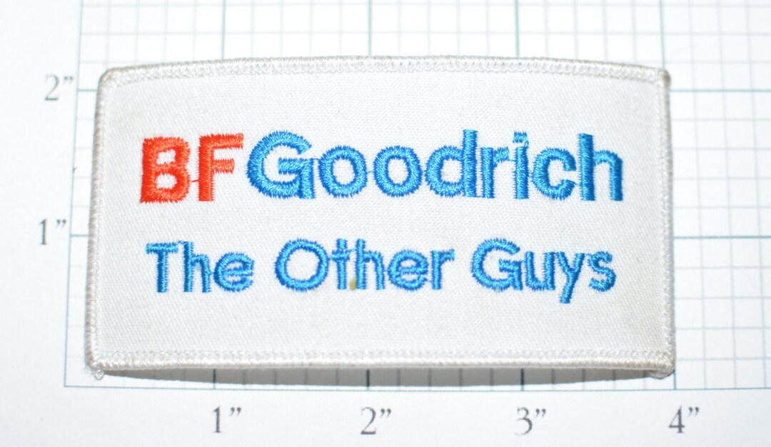 BF Goodrich the Other Guys Authentic Vintage Embroidered Iron-on ...