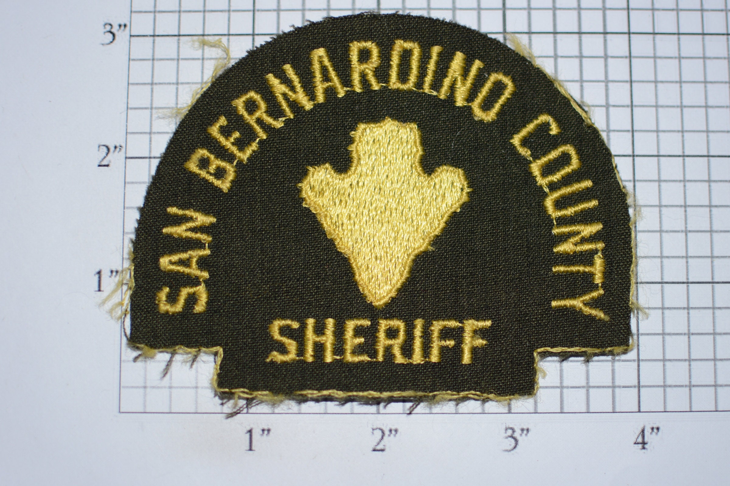 San Bernardino County Sheriff's Dept (No Border) Iron-on Embroidered ...
