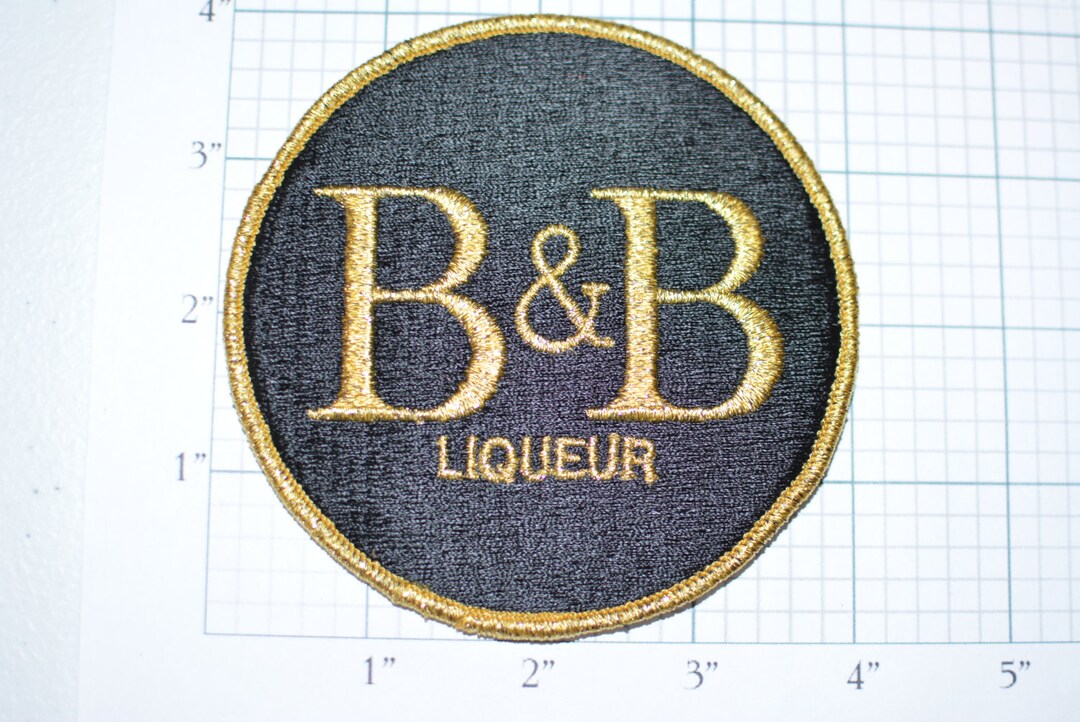 B&B Liqueur Rare Vintage Iron-on Patch Brandy Alcohol BEAUTIFUL ...