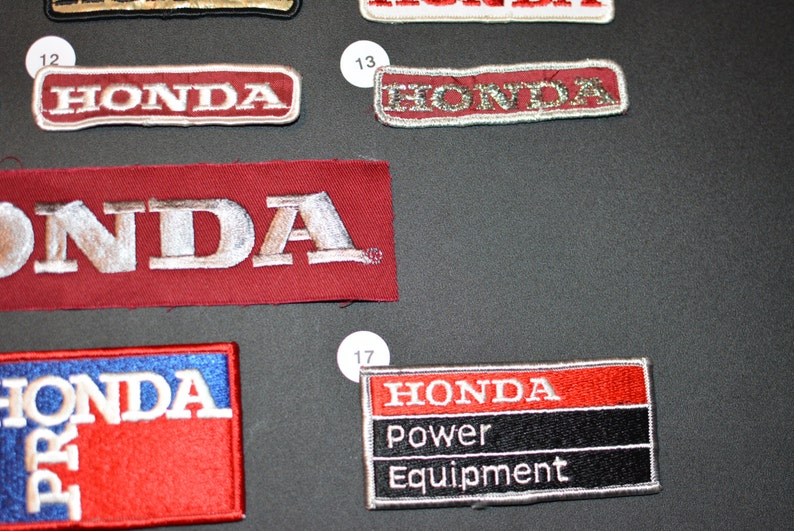 Honda Vintage Embroidered Clothing Patch Applique for Motorcycle Biker ...