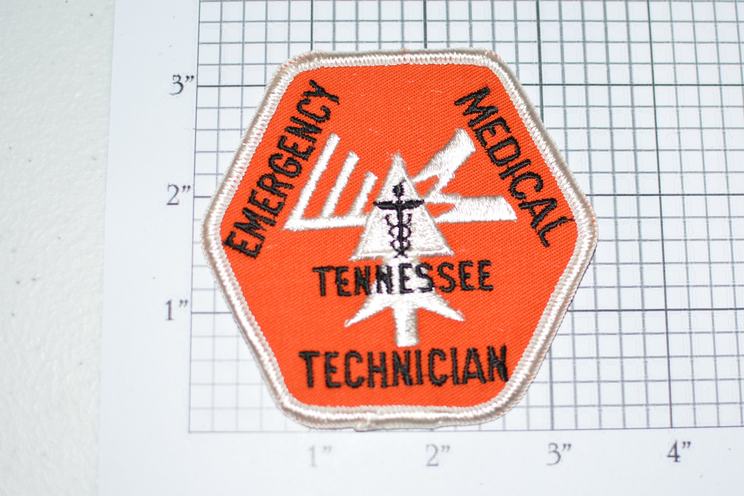 Emergency Medical Technician Tennessee TN - MINT Iron-On Embroidered ...