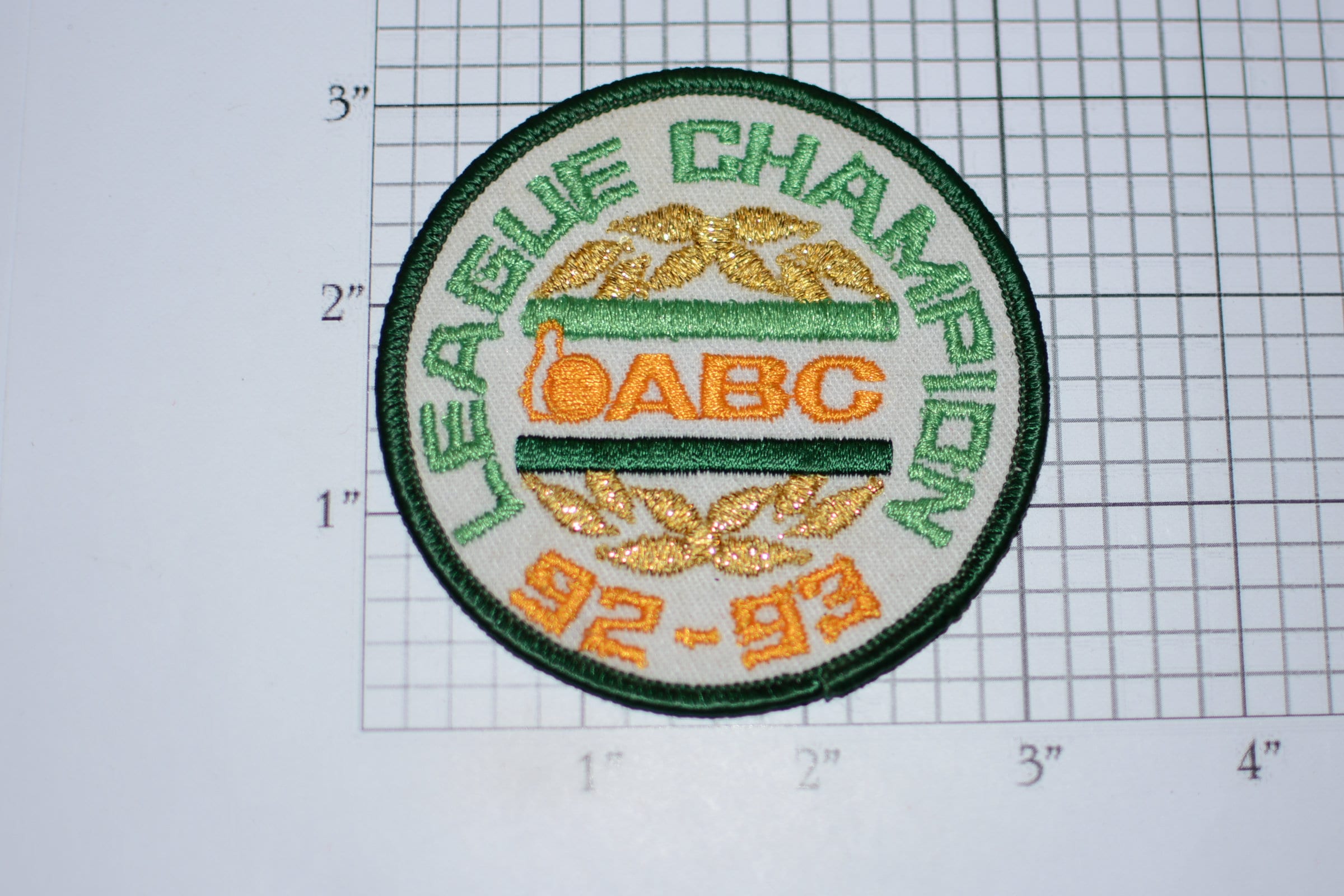 ABC (American Bowling Congress) 92-93 League Champion Achievement Award ...