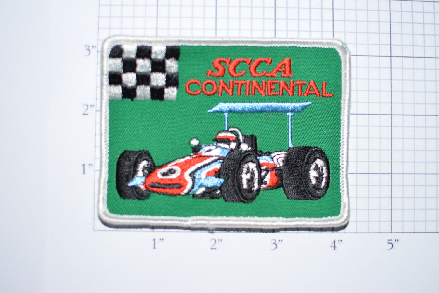 SCCA Continental Championship Sew-On Vintage Embroidered Patch Defunct ...