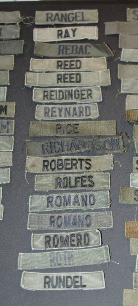 US Army Name Tape Patches Vintage Uniform Take-Offs | Etsy