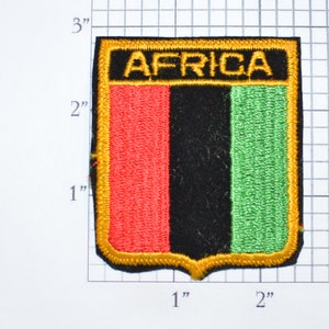 Country Flag / Shield Vintage Embroidered Patches (each Sold Separately ...