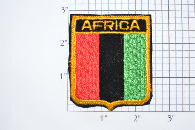 Country Flag / Shield Vintage Embroidered Patches (each Sold Separately ...