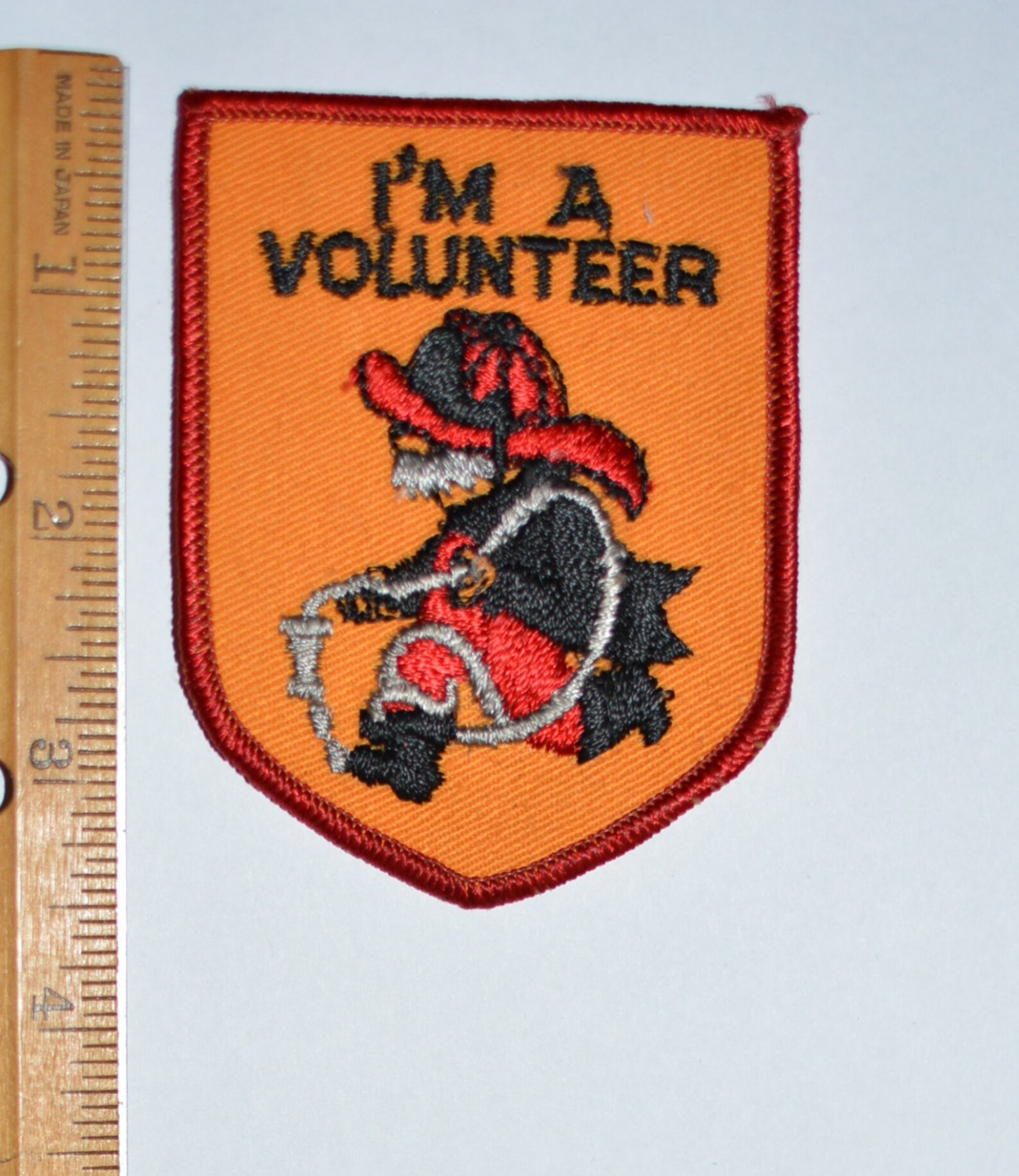 I'm A Volunteer Fireman Vintage Patch Rescue EMT FD - Etsy