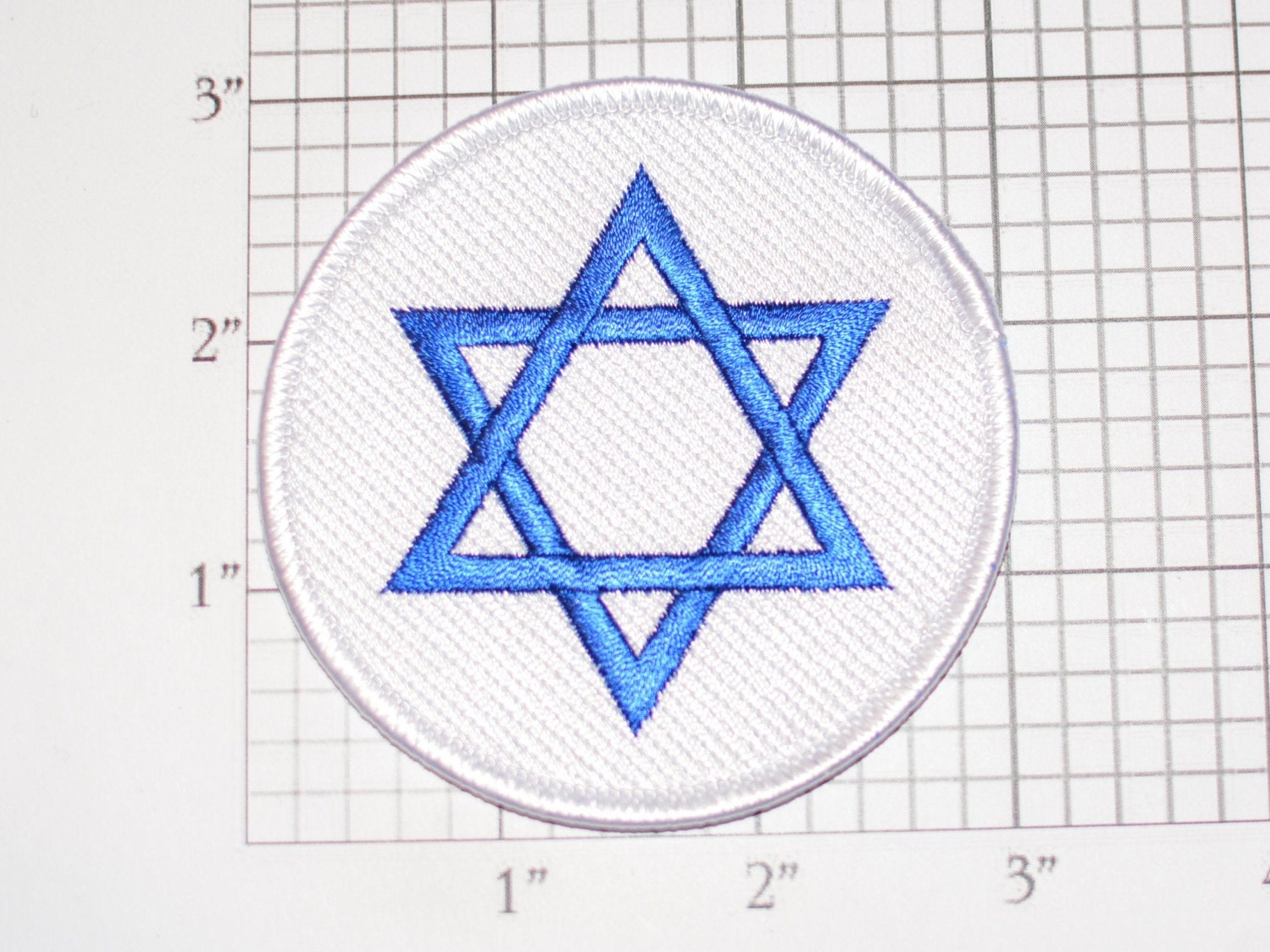 Israel Flag Star of David Logo Iron-on Embroidered Clothing - Etsy