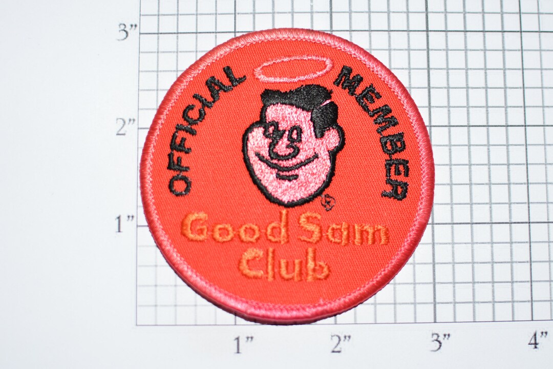 Official Member Good Sam Club RV Iron-on Vintage Embroidered Patch ...