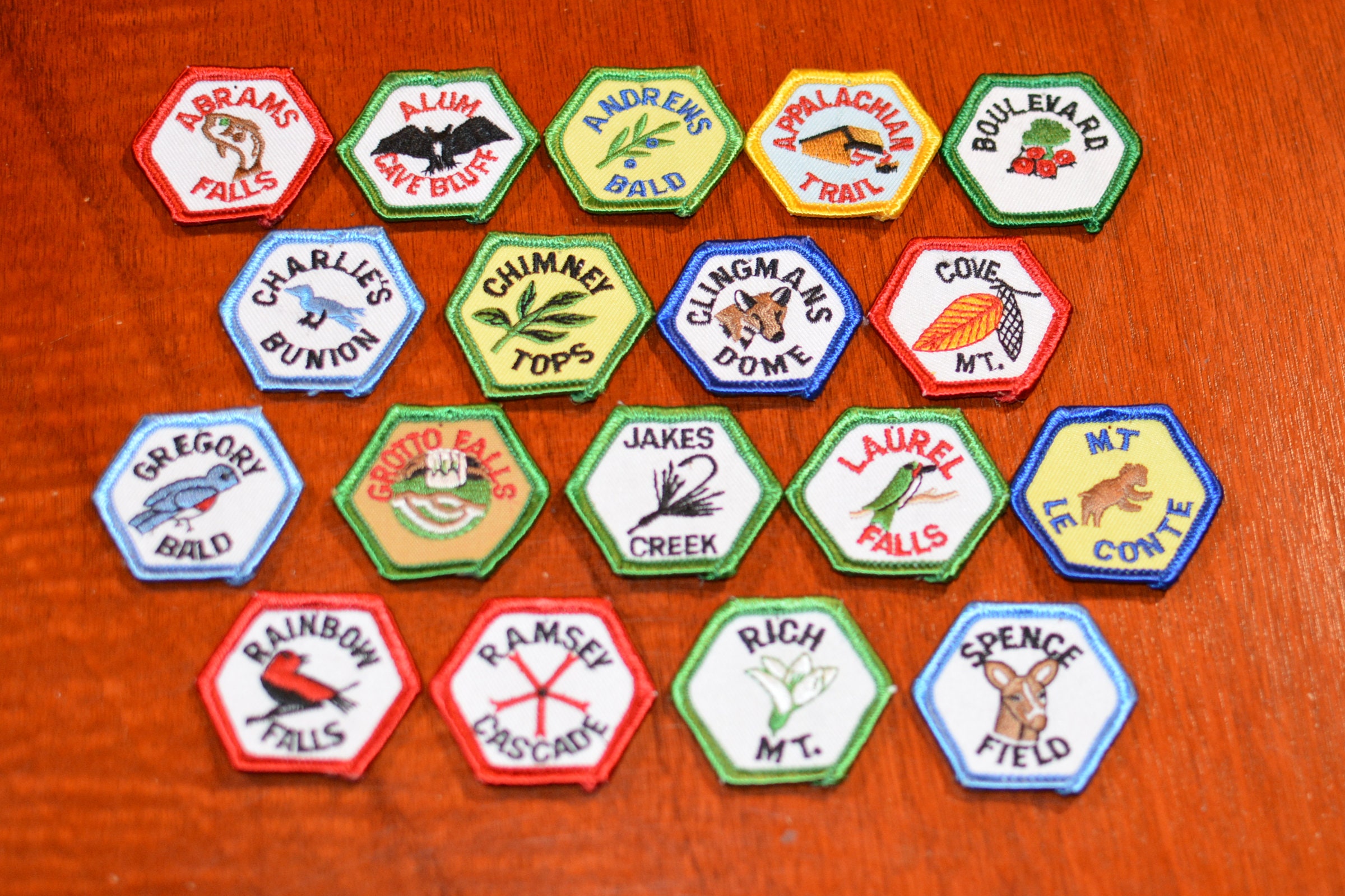 Great Smoky Mountain National Park Sew-on Embroidered Patches (Sold ...