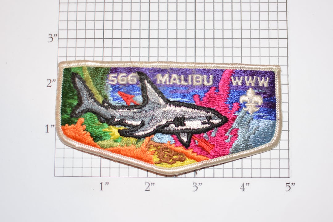 Malibu Lodge 566 WWW order of the Arrow Sew-on Vintage Embroidered ...