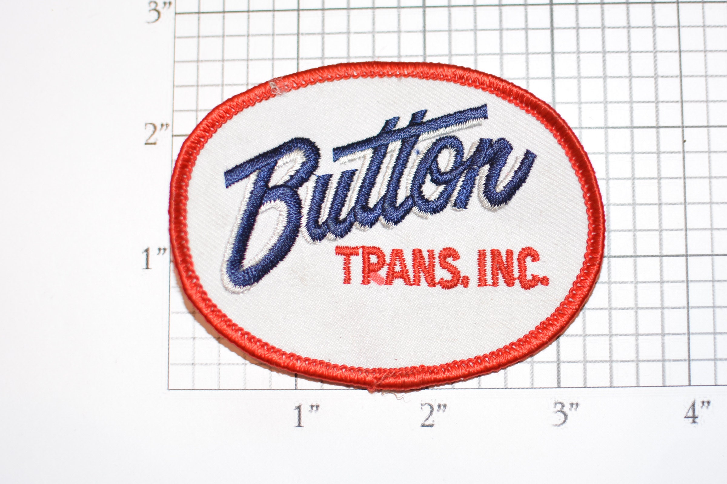 Button Transportation Inc (Dixon California) Vintage Embroidered Patch ...
