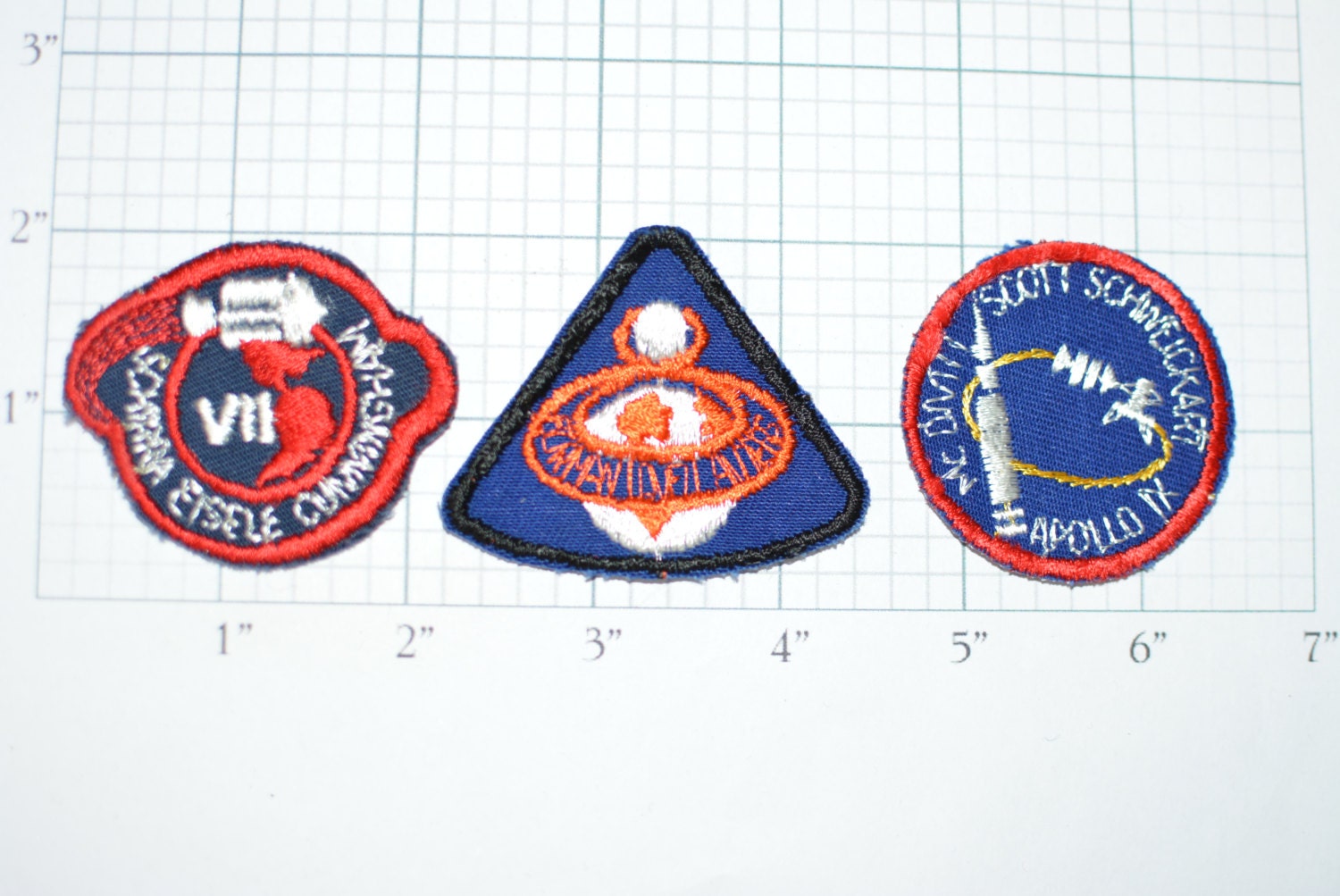 Vintage NASA Apollo 9 mission patch emblem Memorabilia Art ...