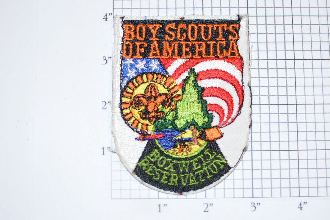 Boy Scouts of America Boxwell Reservation no Border As-is - Etsy
