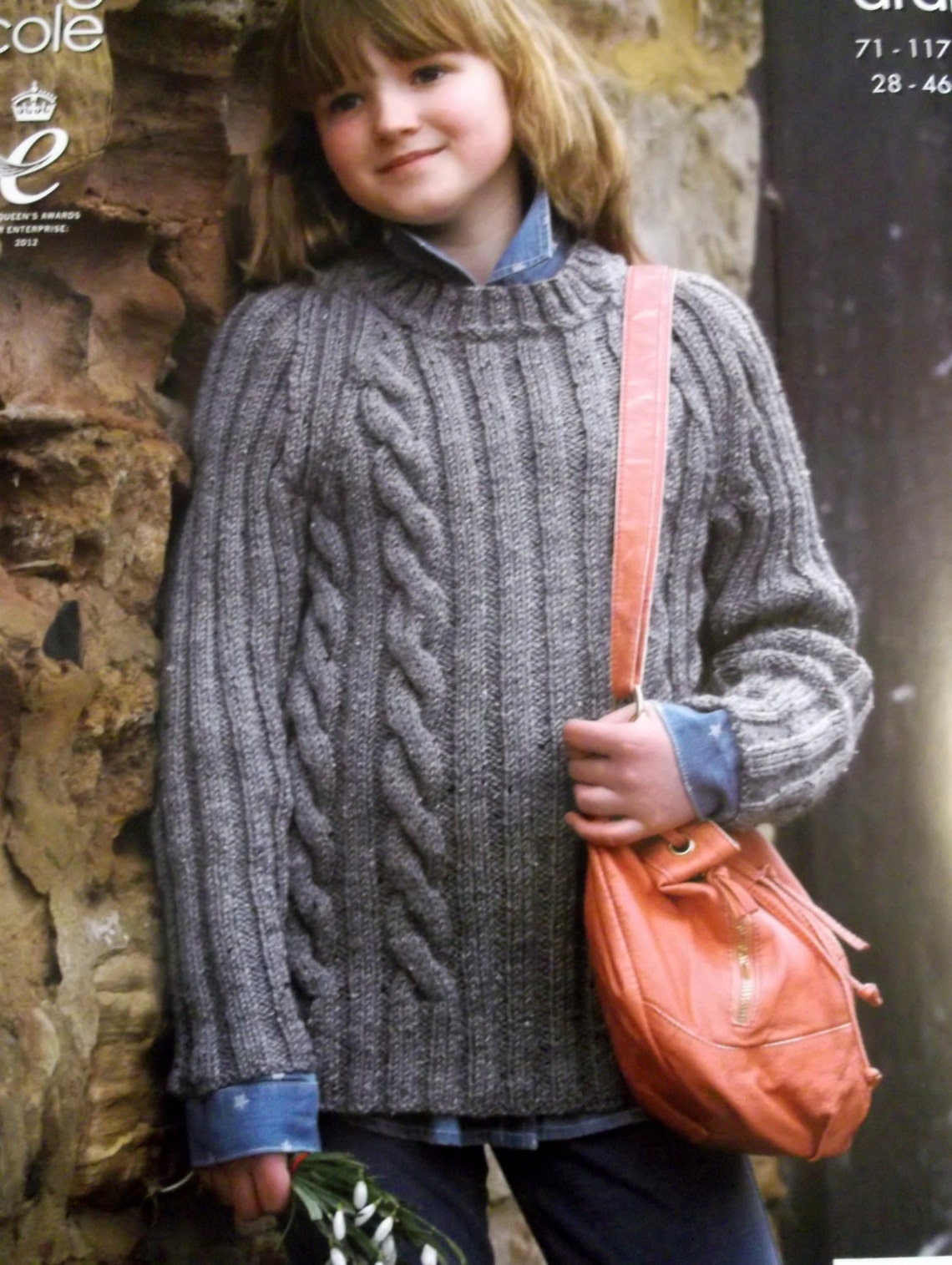 INSTANT DOWNLOAD PDF, Digital File Cable Knitte Pattern 2 Designs ...