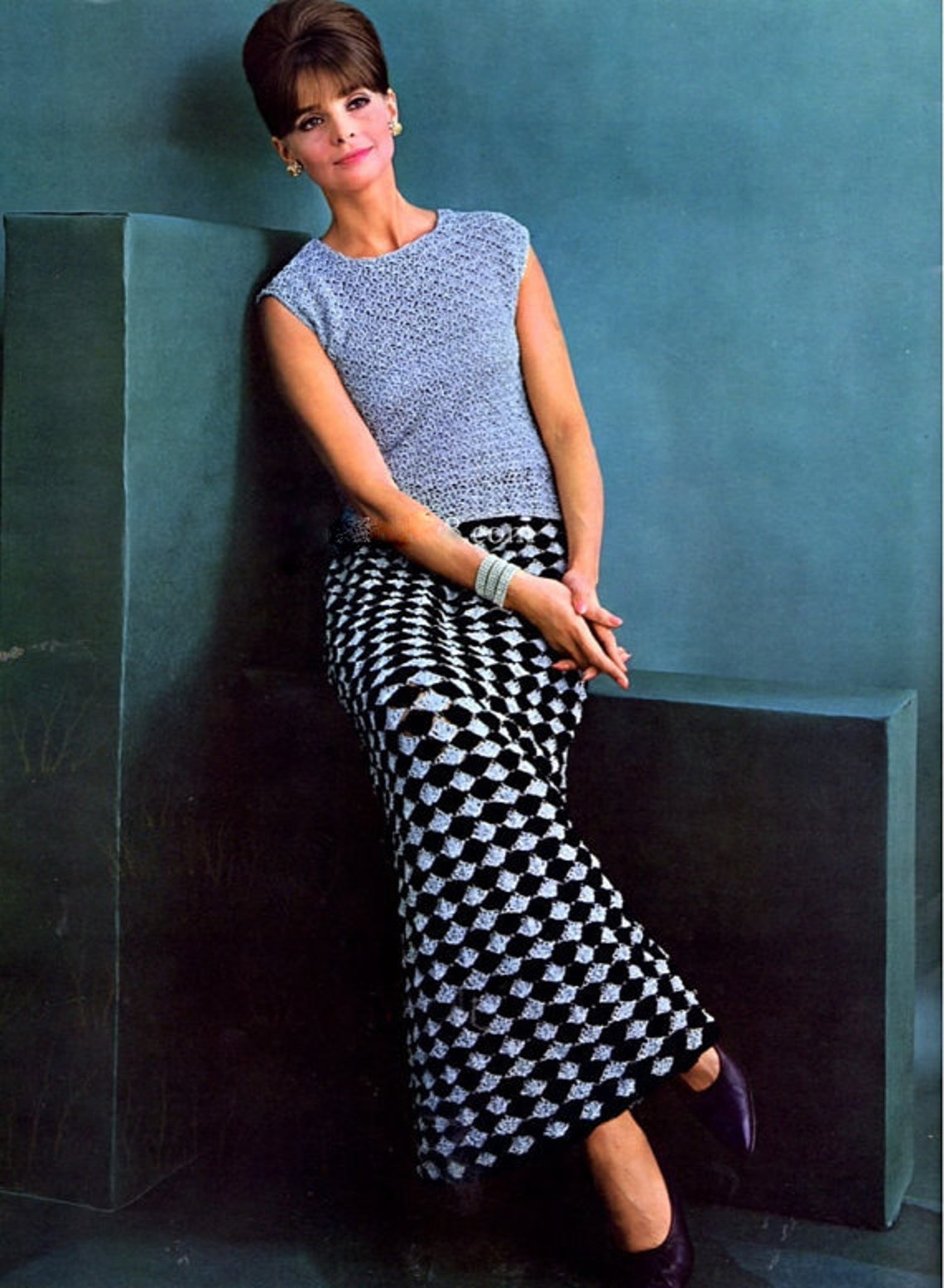 Digital File Pattern,instant Download Pdf, Vintage Shell Skirt Crochet ...