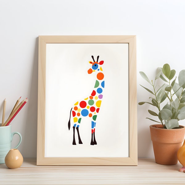 Polka Dot Giraffe - Etsy