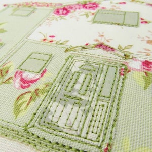 Framed Personalised Stitched House Picture - New Home Gift/housewarming ...