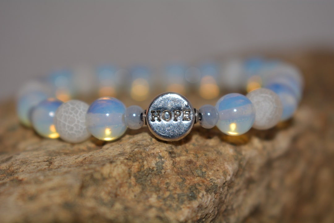 The Hope Collection, Moonstone, Hope Bracelet, Beaded Bracelet, Gift ...