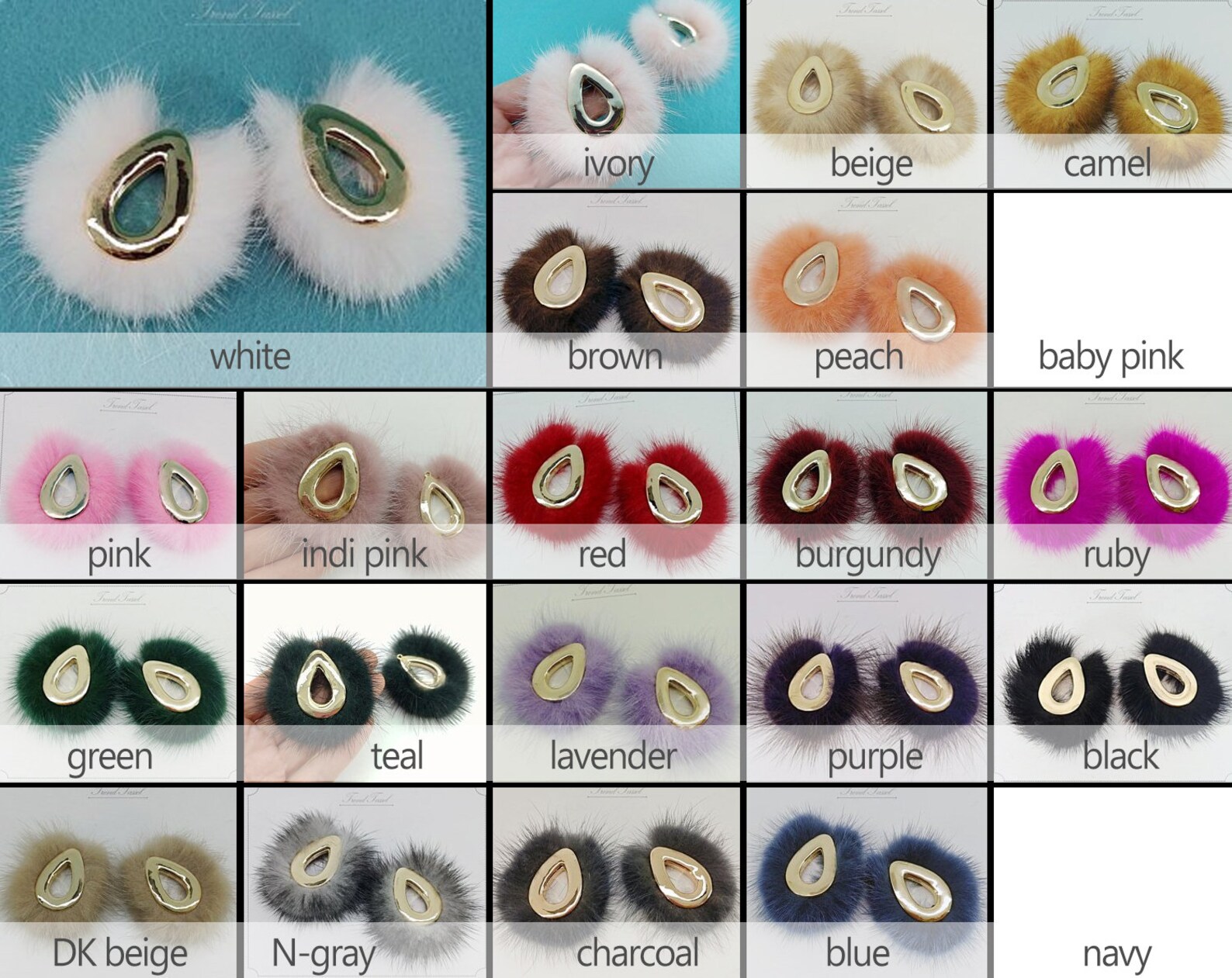 15% Wholesale 20 Pcs 10 Pairs Mink 52mm Tear Drop Real - Etsy