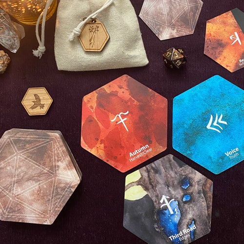 The RED SEEDS ORACLE 1 Cards a Journey Through the Many | Etsy