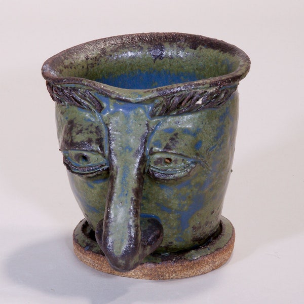 Pottery Face Mug - Etsy