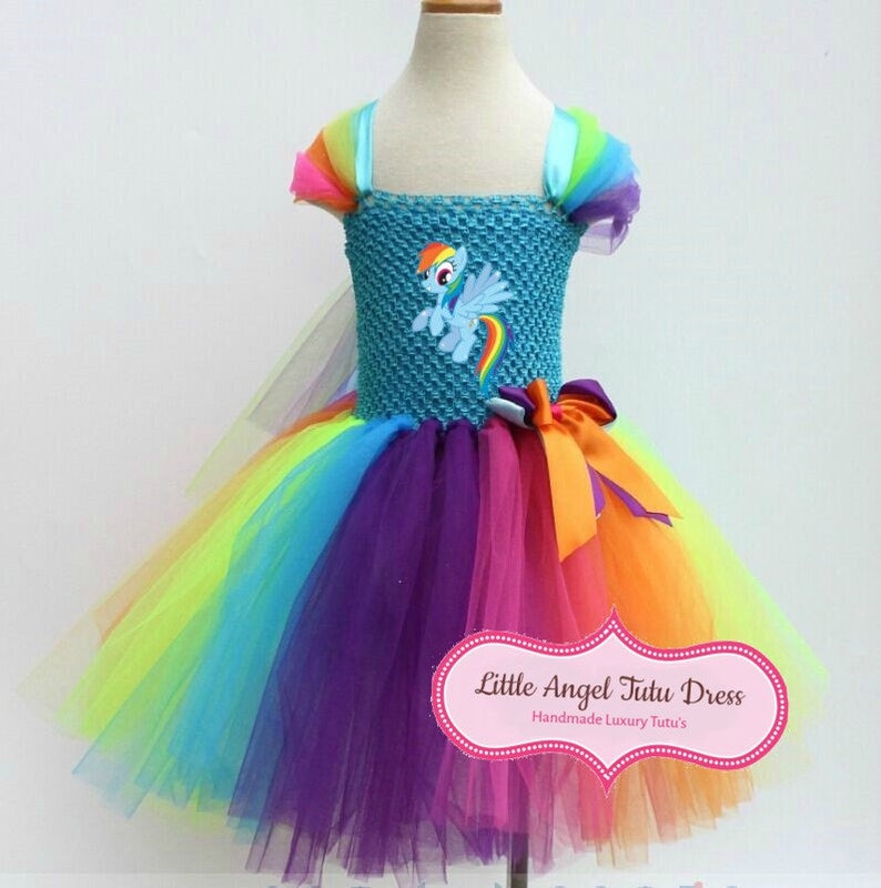 Rainbow Dash Fancy Dress My Little Pony Costume Handmade | Etsy