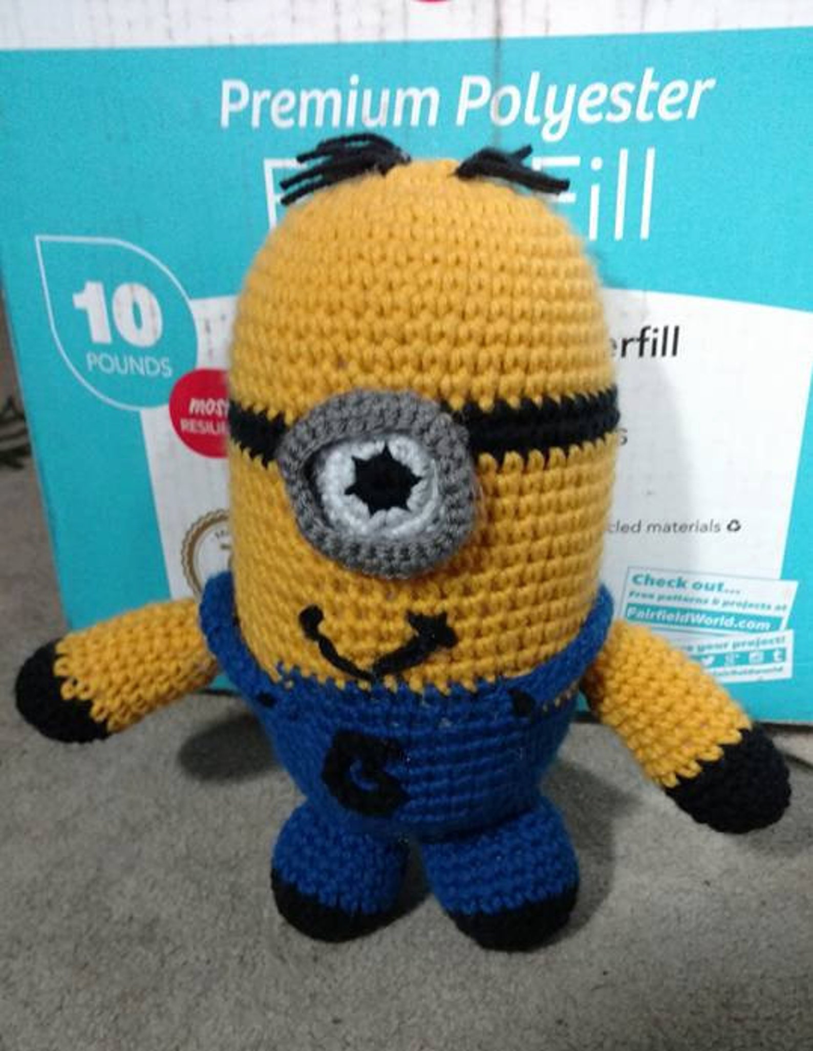 Crochet Minion Pattern - Minion Pattern - Dispicable Me Inspired Minion ...