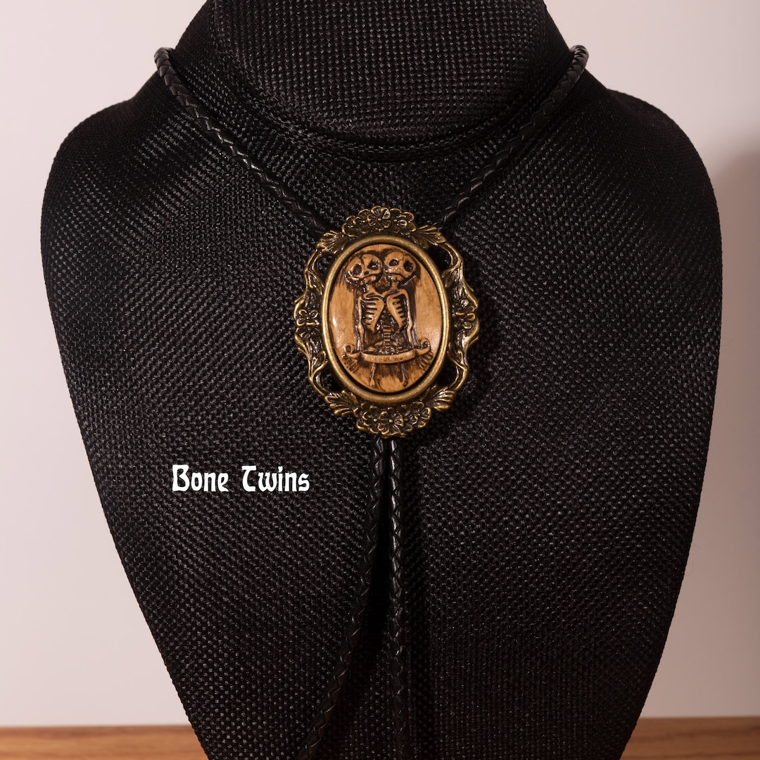 Conjoined Twins Skeleton Bolo Tie - Etsy