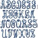 Pillow Font Embroidery Monogram Font Machine Embroidery Font Embroidery ...