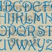 Harrington Embroidery Font for Embroidery Monogram Font Machine ...