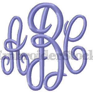 6 Sizes Embroidery Fonts Mastercircle Monogram Font Machine Embroidery ...