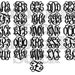Interlocking Fonts Machine Embroidery Fonts - Machine Embroidery ...