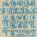 Sidney Monogram Font Monogram Machine Embroidery Font Monogram Design ...