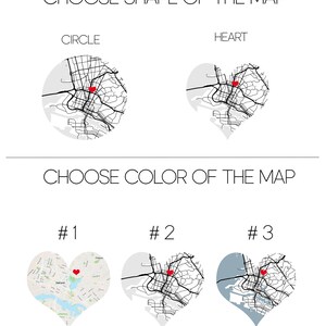 Personalized Map Print With Wedding Location, We Met Location Map ...