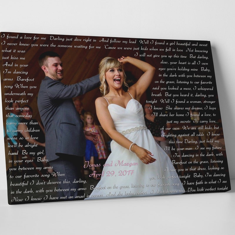 First Dance Lyrics - Etsy