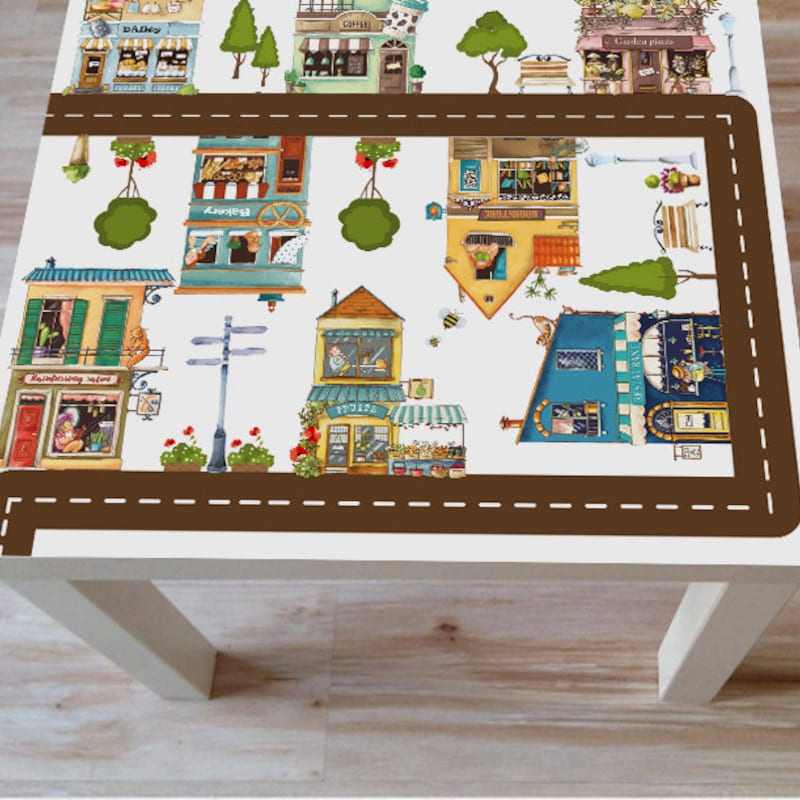 Train Table Decal - Etsy