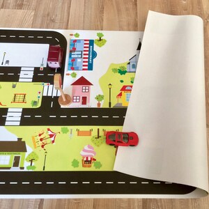 Vinyl Play Mat: "ride on City" Design - Fits IKEA Lack Table - Etsy